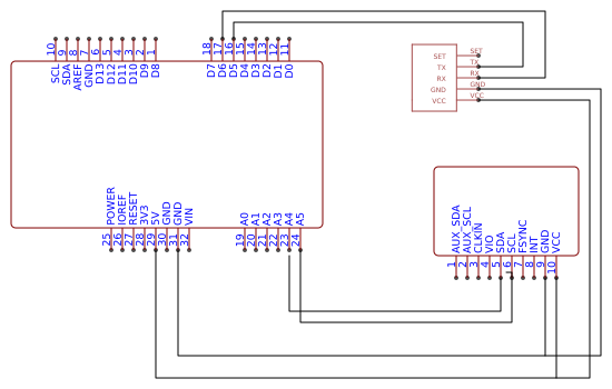 Controlling Servo Using Mpu6050 Between Arduino And Esp8266 With Hc 12 Trybotics 