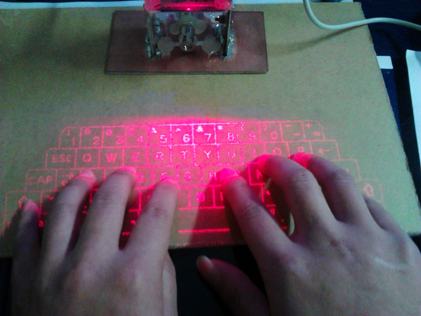 How to Make Laser Projection Virtual Keyboard | Trybotics