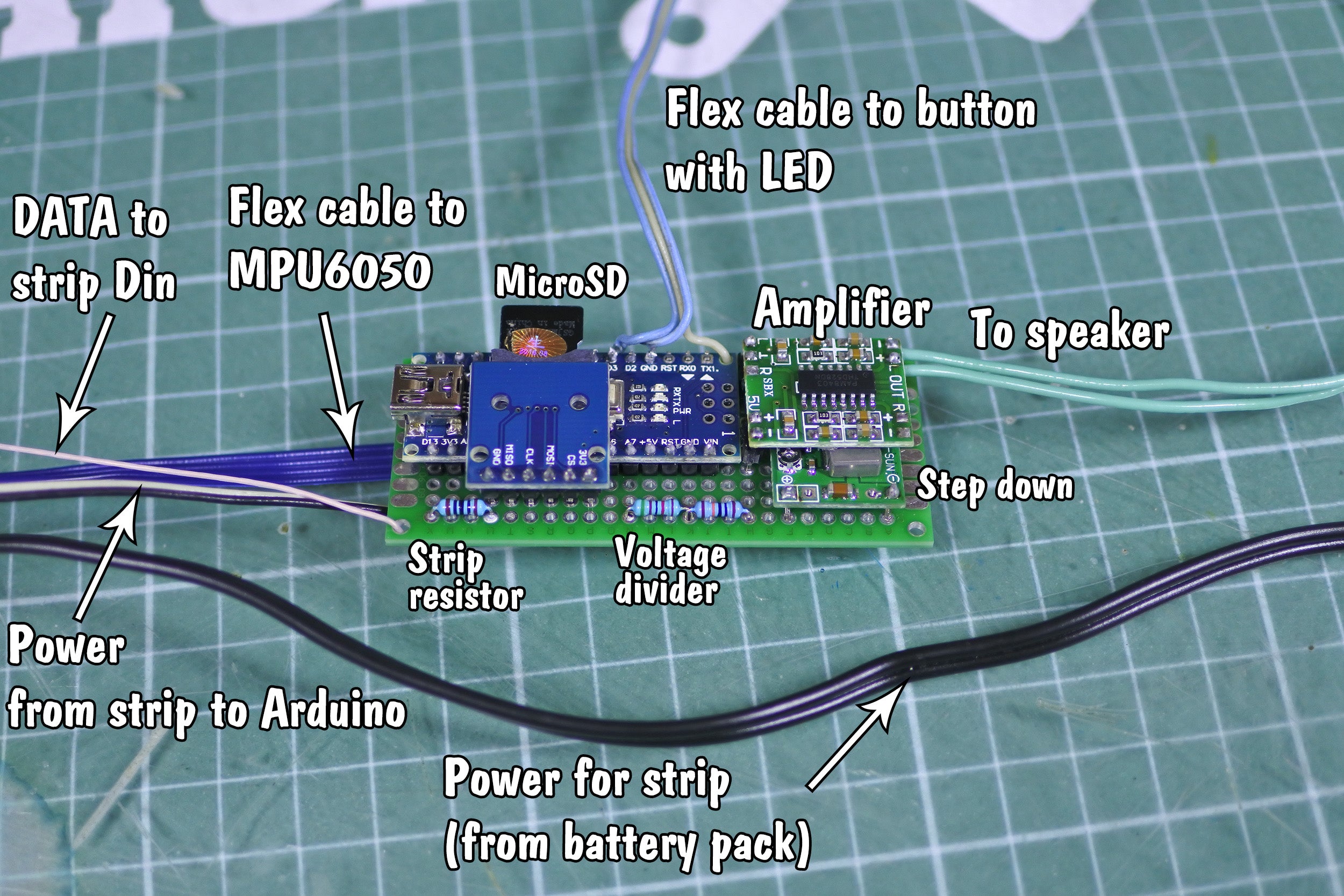 Arduino Based Lightsaber With Light And Sound Effects Trybotics 9439