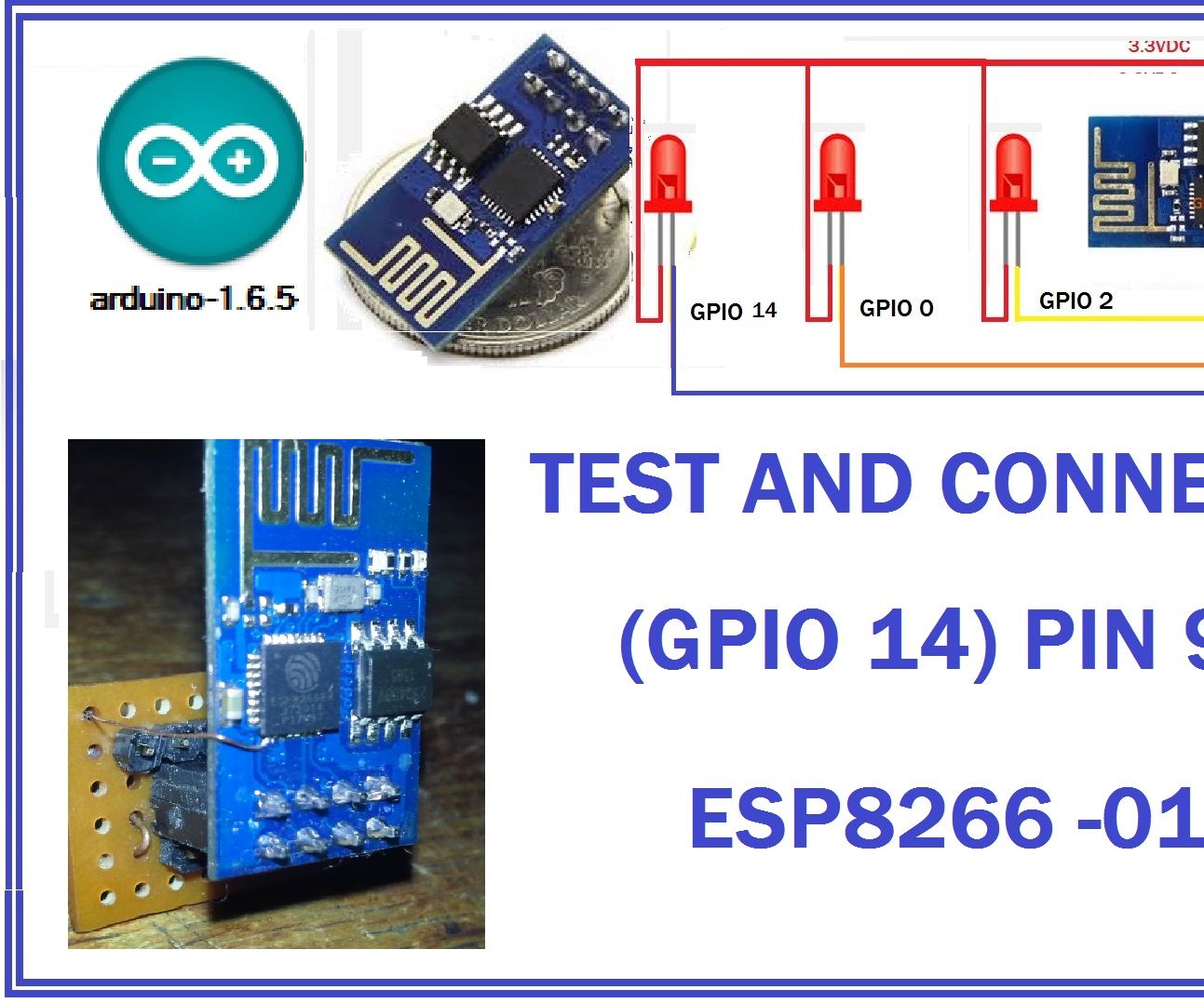 More Gpio For Esp8266 01 3 Steps Instructables