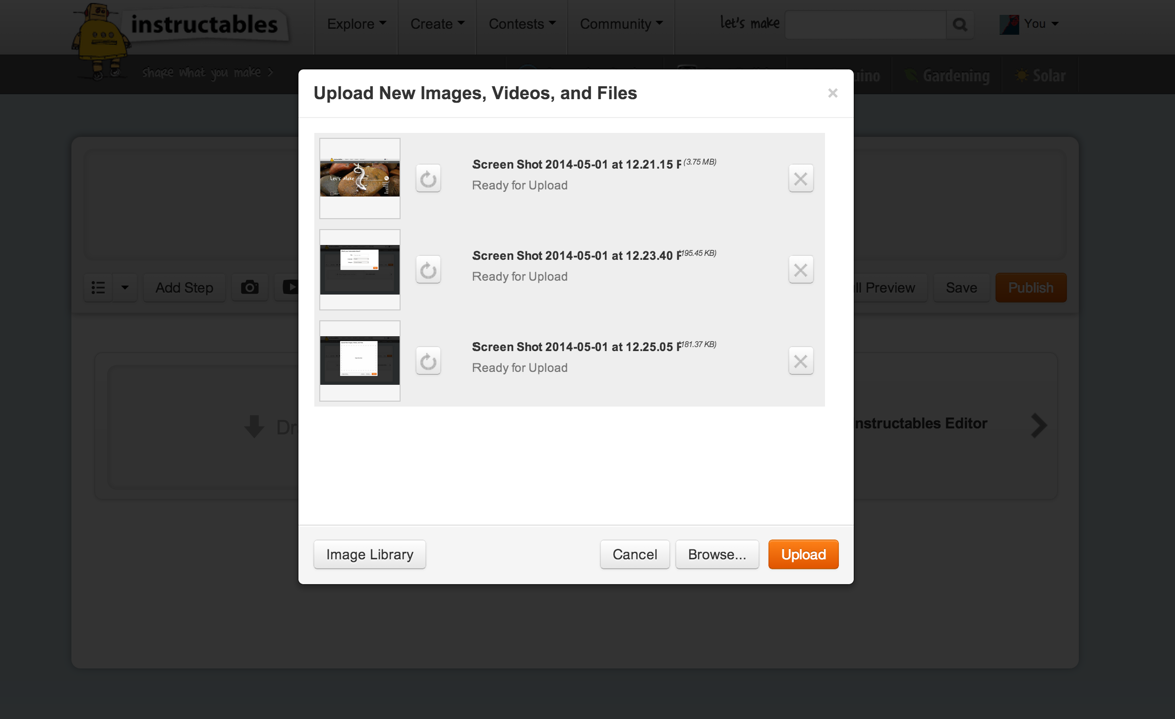How to Make an Instructable Using the New Editor | Trybotics
