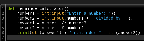Simple Remainder Calculator in Python 3 | Trybotics