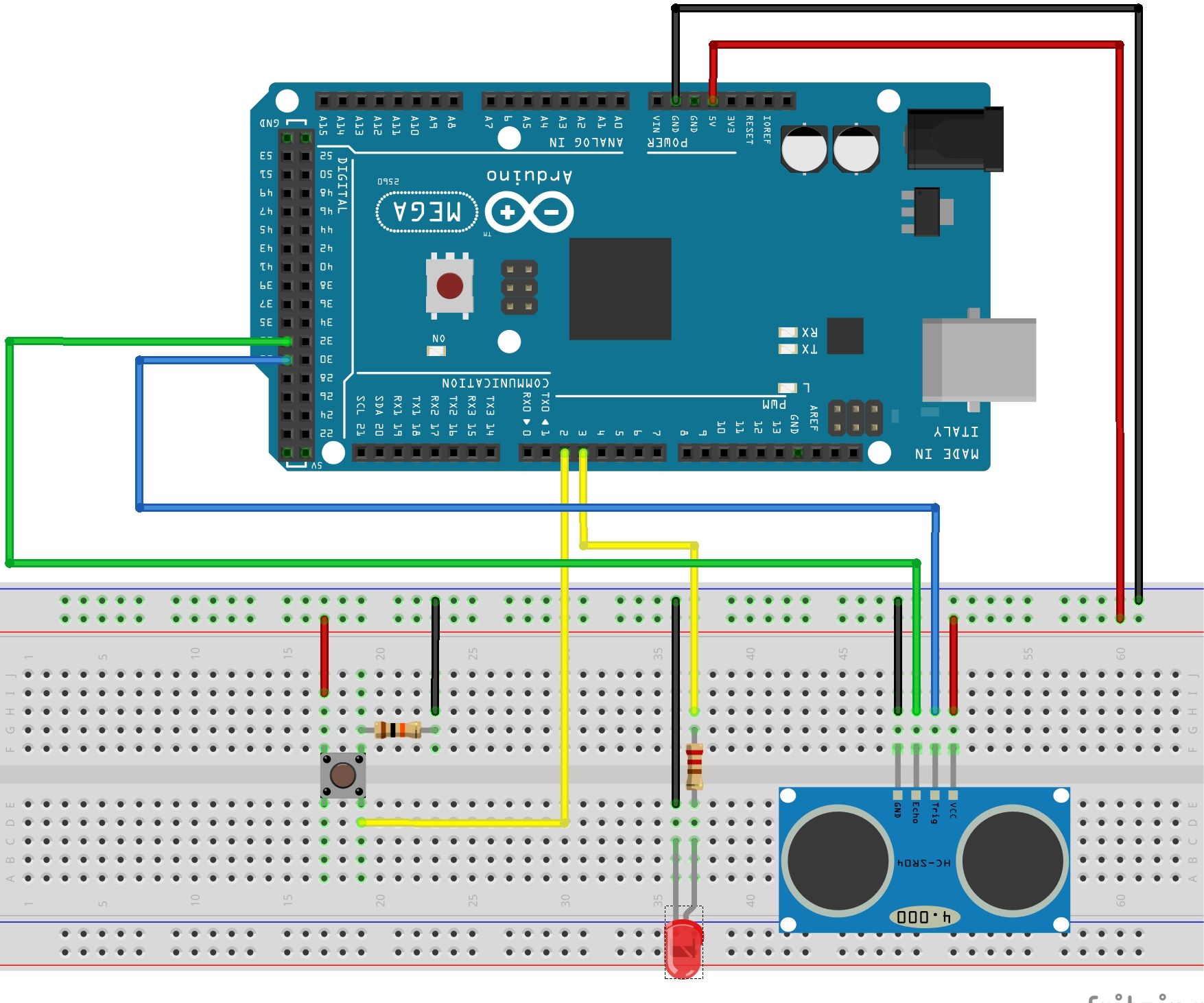 Measuring Distance Over Time With Arduino Hc Sr04 Ultrasonic Sensor 4 Steps Instructables