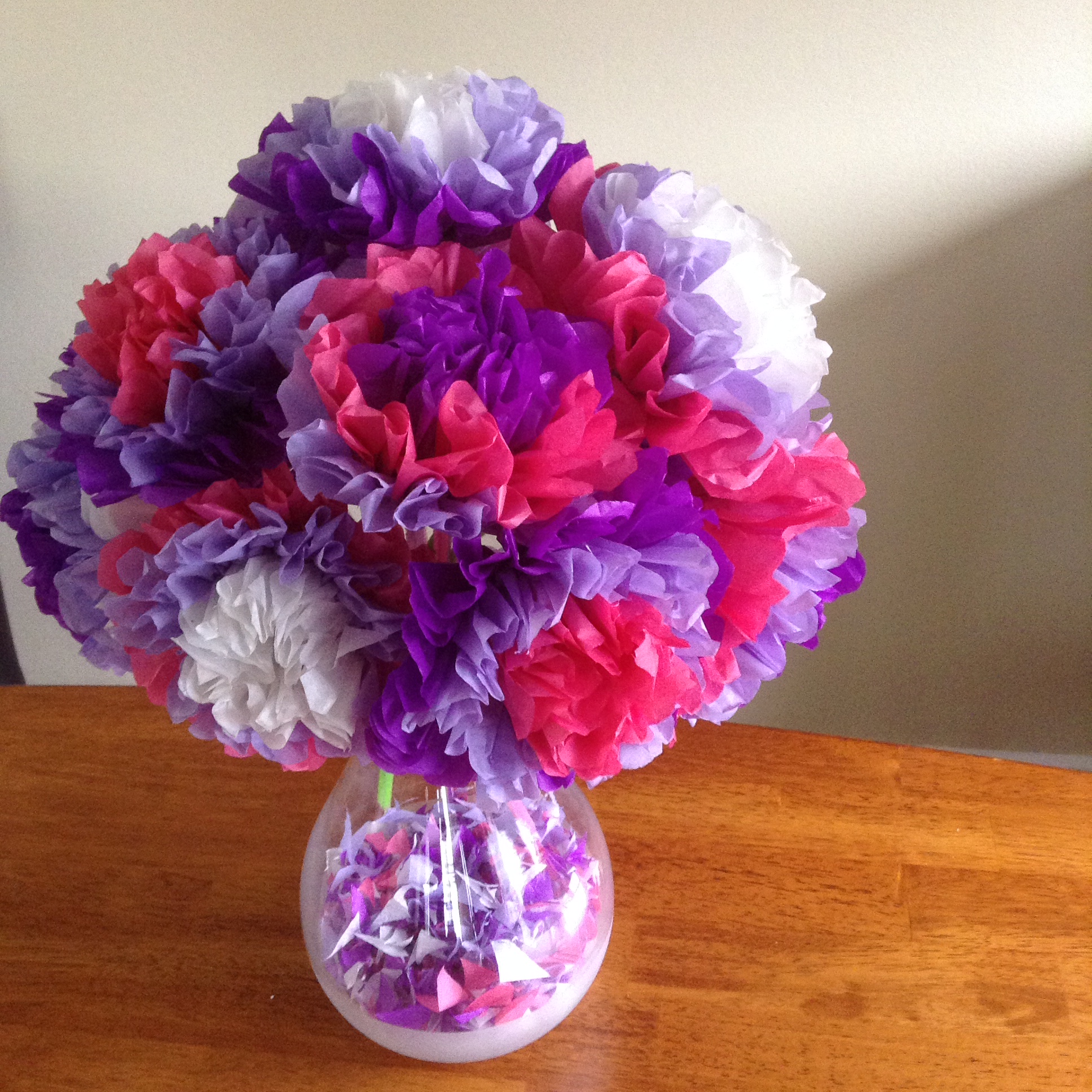 Easy Tissue Paper Flowers 5 Steps with Pictures Instructables