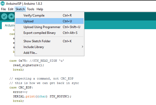 Self Replicating Arduino Clone Arduino Uno Into Attiny85 Microcontroller Trybotics