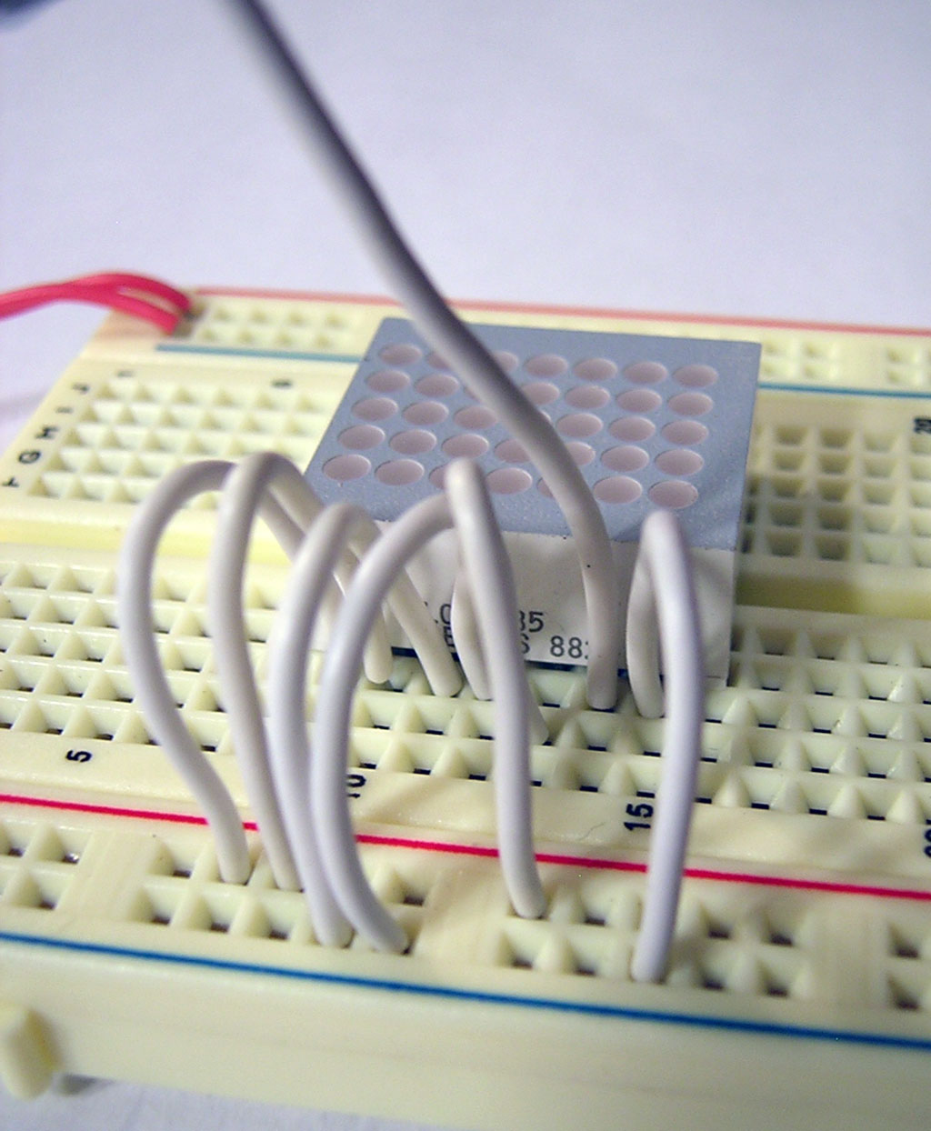 Using A Dot Matrix Led With An Arduino And Shift Register Trybotics