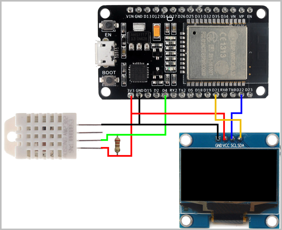 Data Center Monitoring by IOT ESP32 | Trybotics