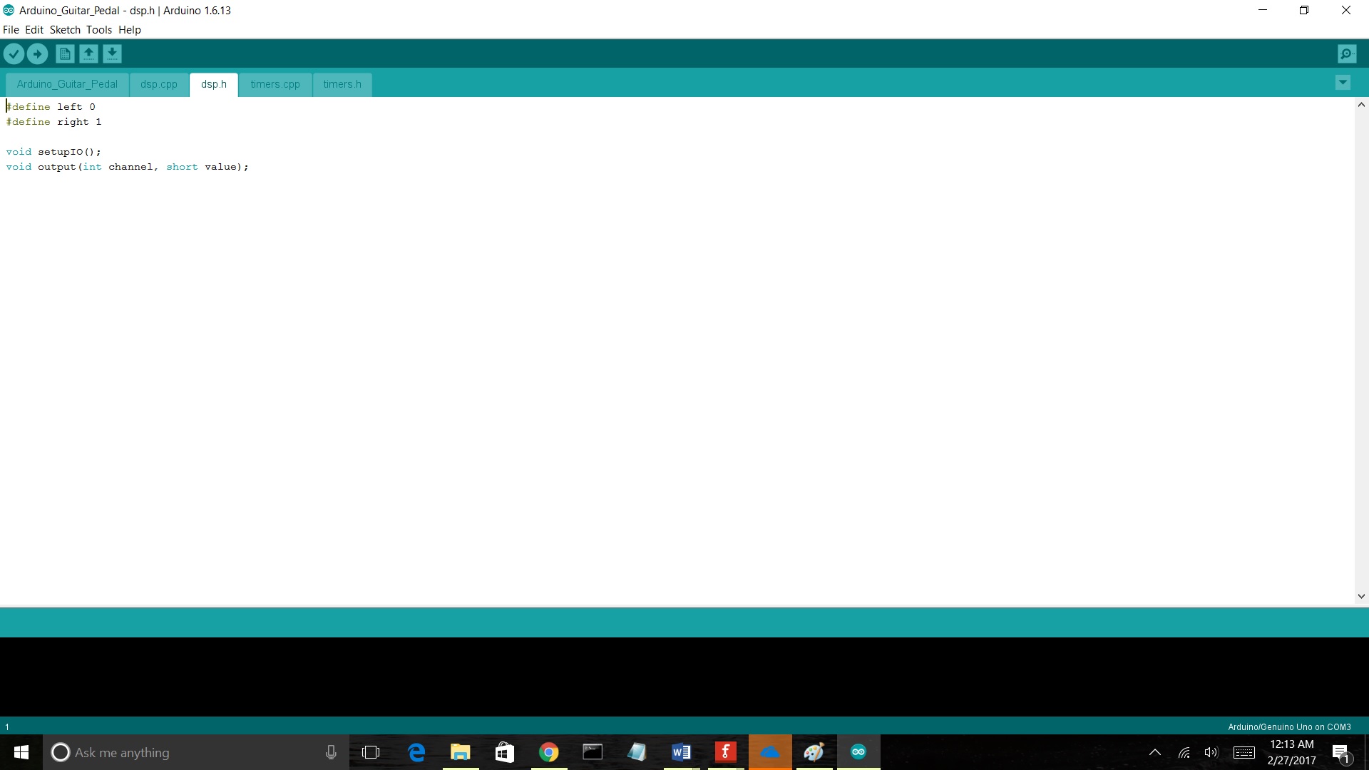 Arduino Guitar Fx Pedal | Trybotics
