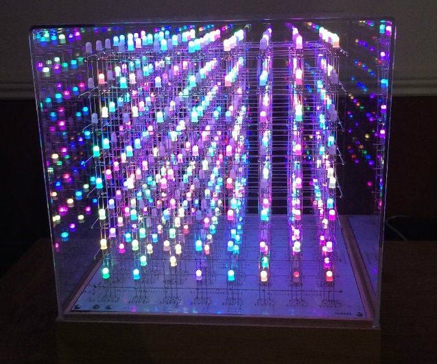 Arduino Mega 8x8x8 Rgb Led Cube 11 Steps With Pictures Instructables
