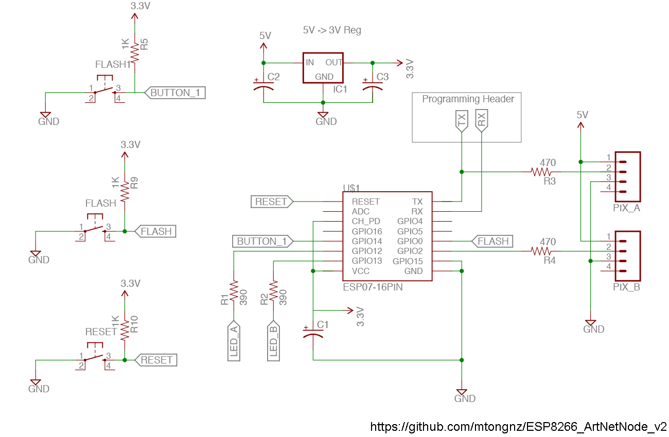 ESP8266 Artnet to DMX | Trybotics