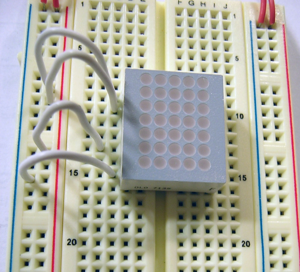 Using A Dot Matrix Led With An Arduino And Shift Register Trybotics