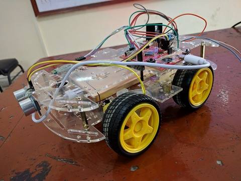 BT Based Voice\ Remote Controlled Car Using TIVA MC | Trybotics