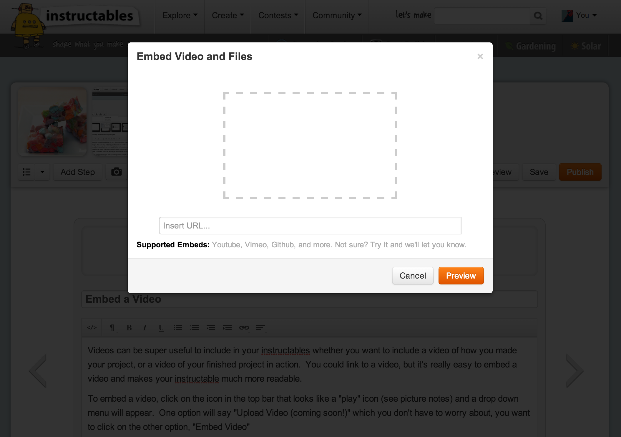 How to Make an Instructable Using the New Editor | Trybotics