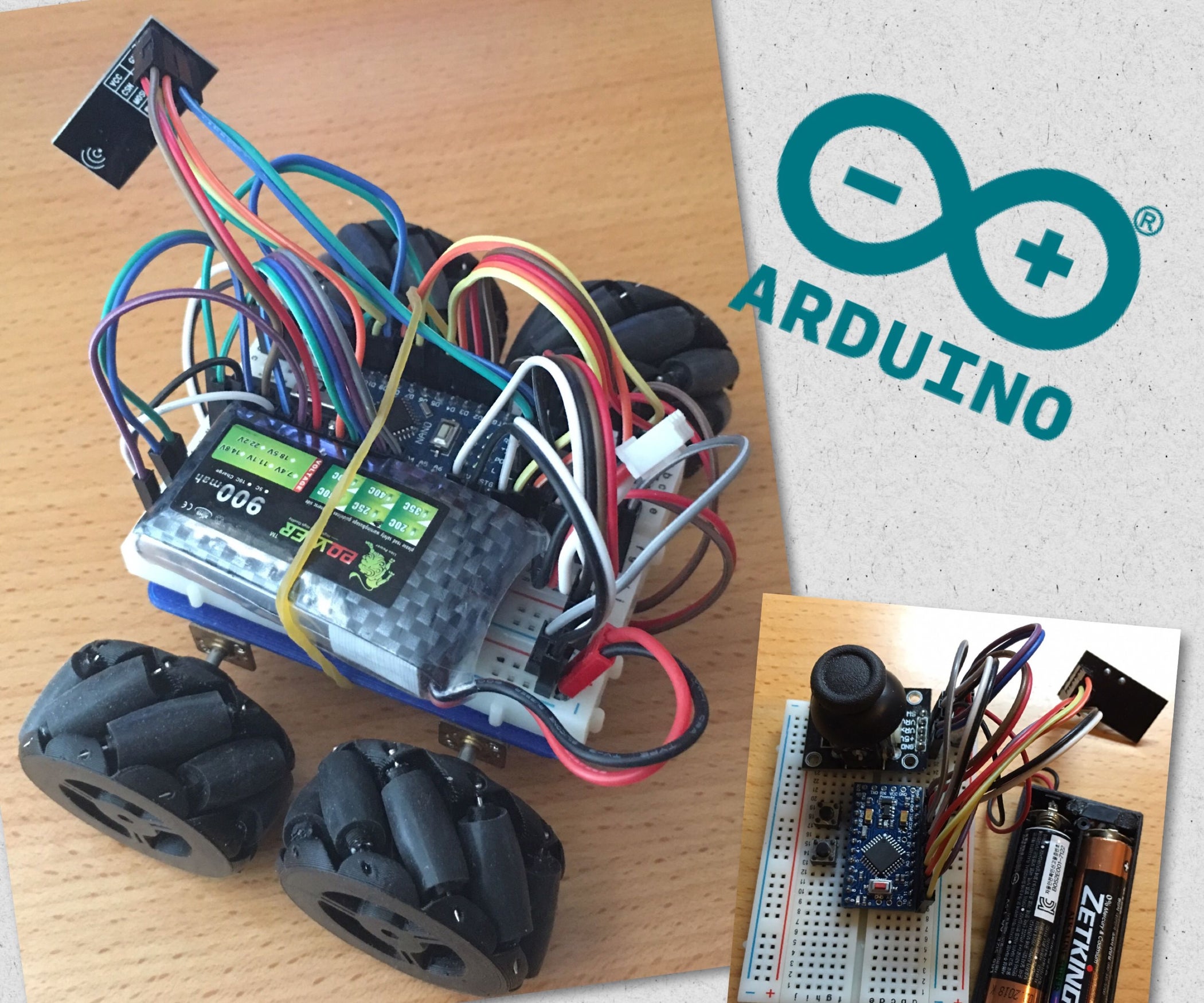 Simple Rc Mecanum Wheels Robot Wif Arduino 5 Steps With Pictures