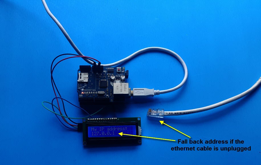 Print The Ip Address On Lcd From Arduino And Ethernet Shield Trybotics