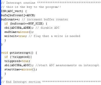 Arduino High Speed Oscilloscope With PC Interface | Trybotics