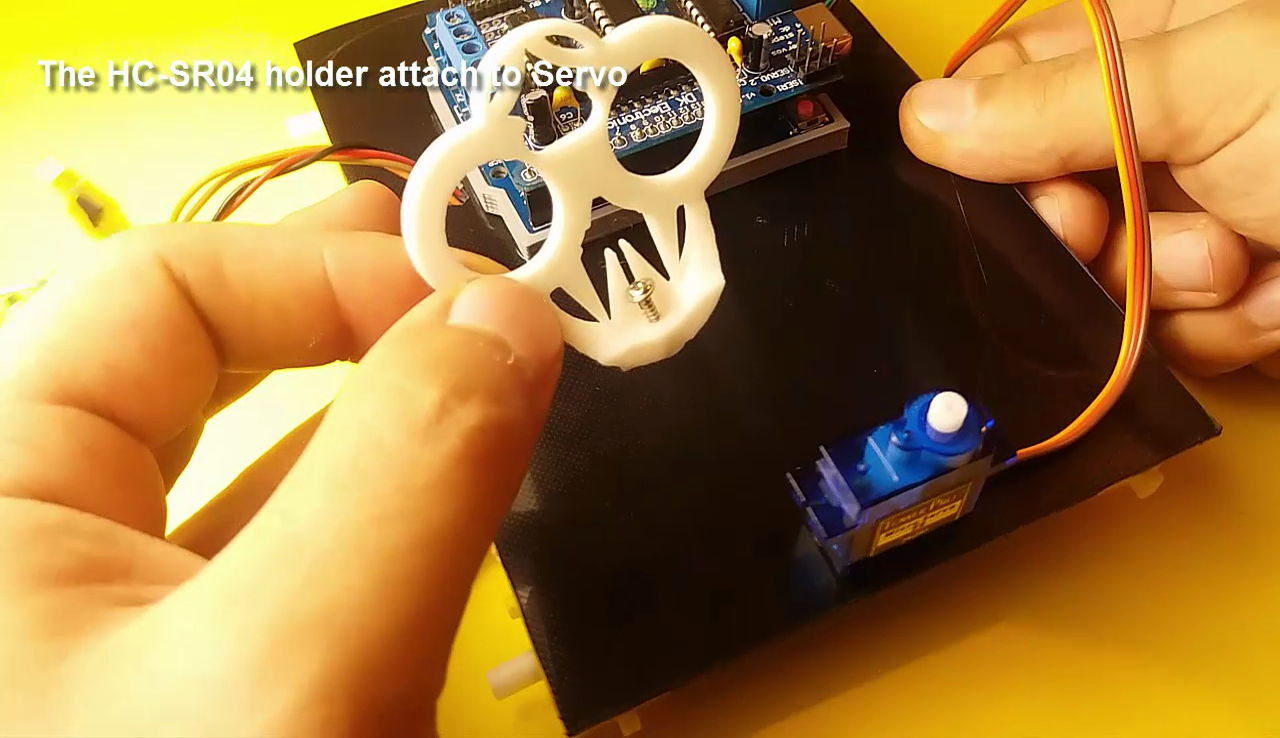 Arduino - Obstacle Avoiding Robot 4WD | Trybotics