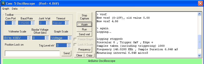 Arduino High Speed Oscilloscope With PC Interface | Trybotics