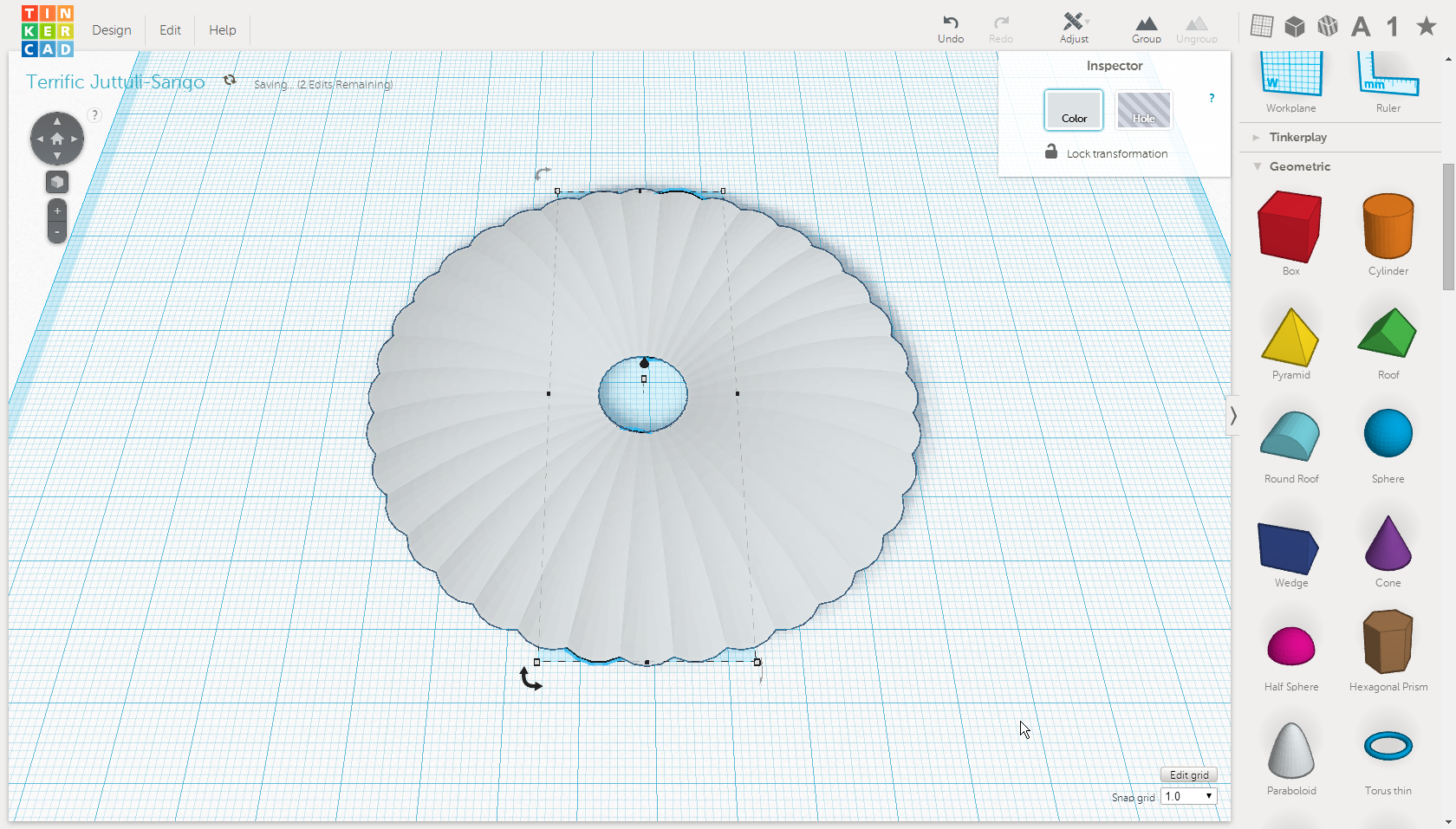Tinkercad Easy To Circle Array Trybotics