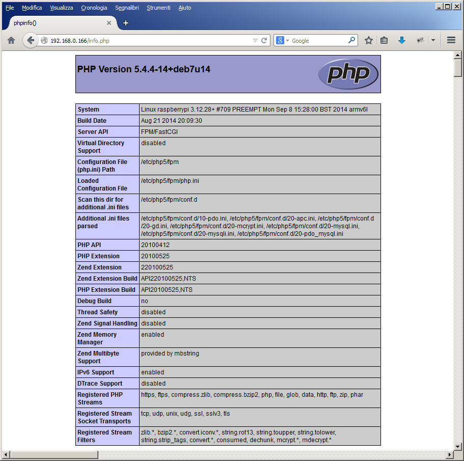 Raspberry Pi Web Server Nginx Php Mysql Trybotics 0577