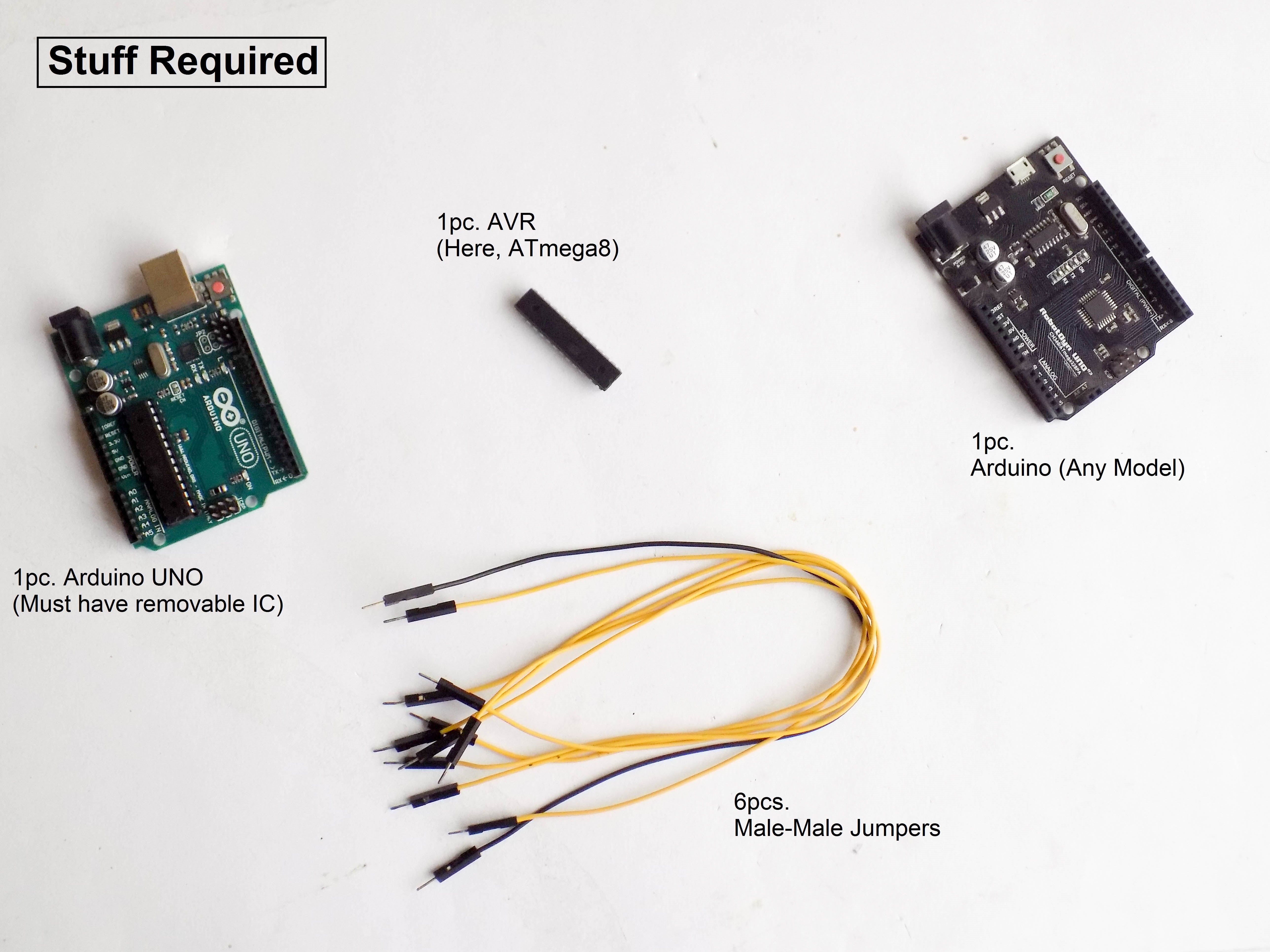 Burning Bootloaders Into AVRs Using Arduino | Trybotics