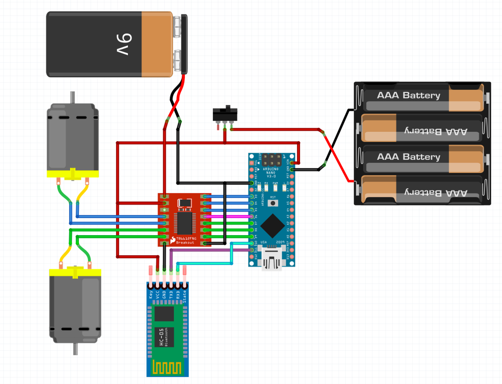 Simple Bluetooth Rc Car Arduino Nano Hc 05 4 Steps With Pictures