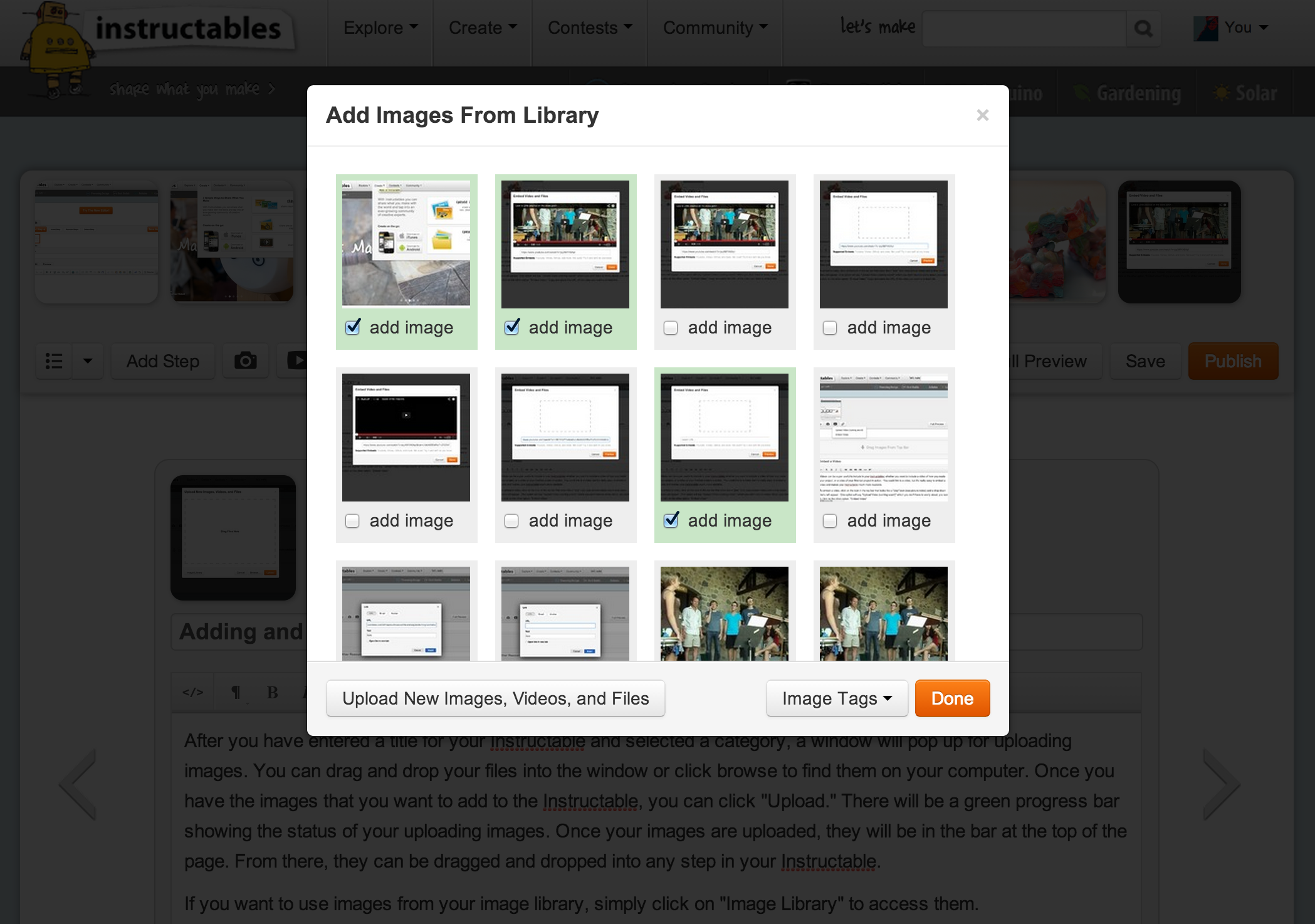 How to Make an Instructable Using the New Editor | Trybotics