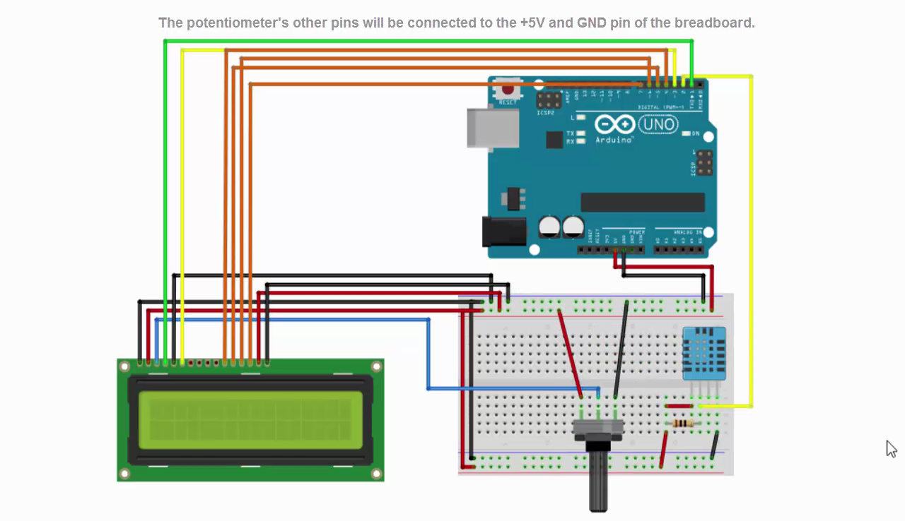 Arduino - How to Use DHT11 and DHT22 Humidity and Temperature Sensor ...