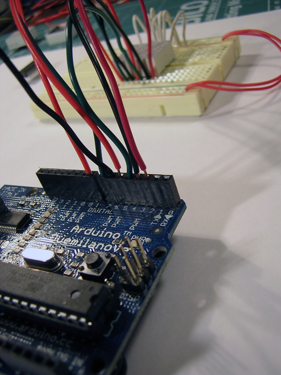 Using A Dot Matrix Led With An Arduino And Shift Register Trybotics