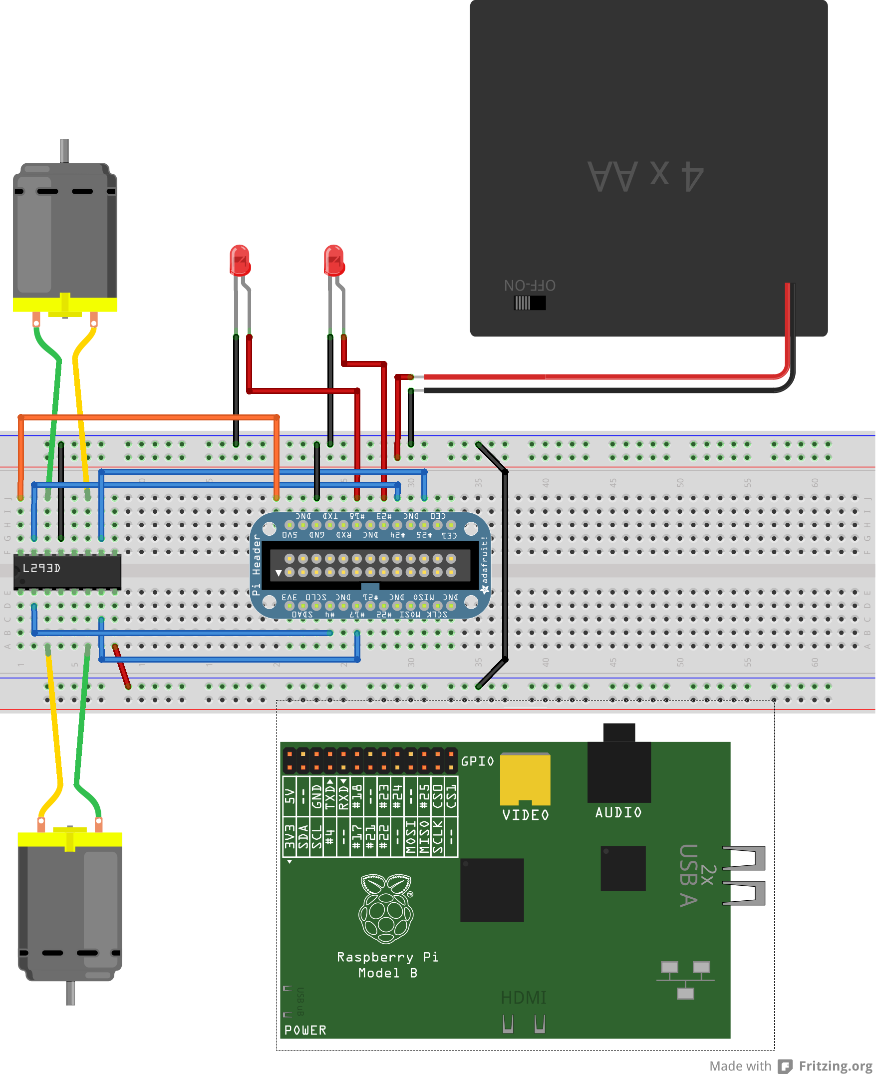 Controlling A Raspberry Pi Rc Car With A Keyboard Trybotics