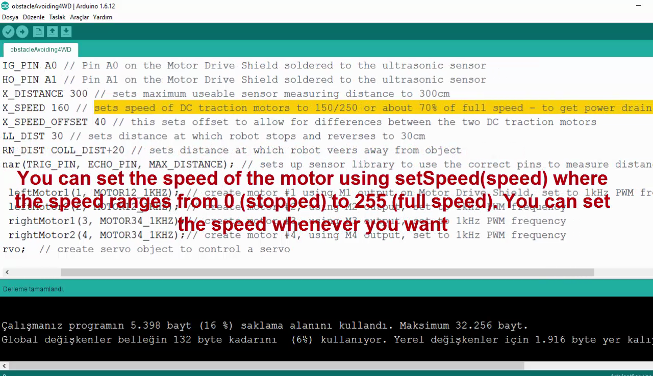 Arduino - Obstacle Avoiding Robot 4WD | Trybotics