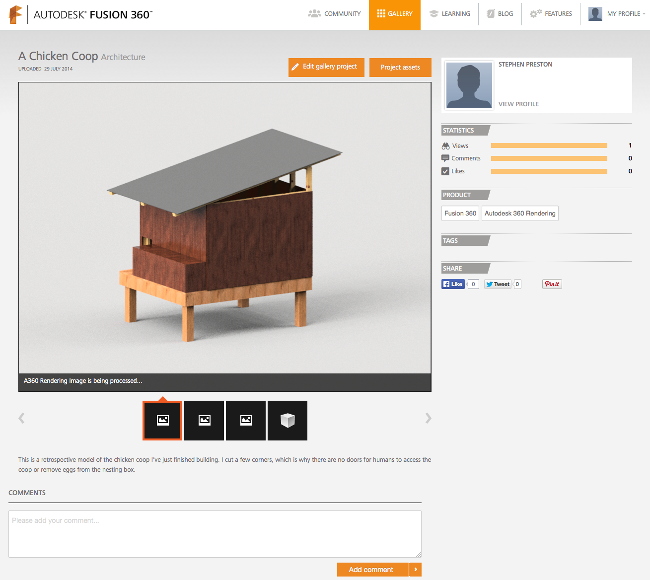 Embedding a Fusion 360 (3D) Model in Your Instructable | Trybotics