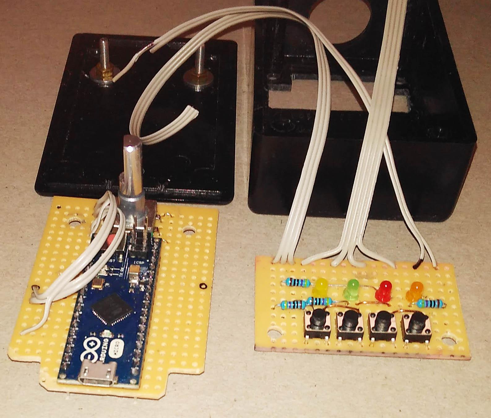 Bass, Treble, and Volume USB Controller With Keyboard LEDs | Trybotics