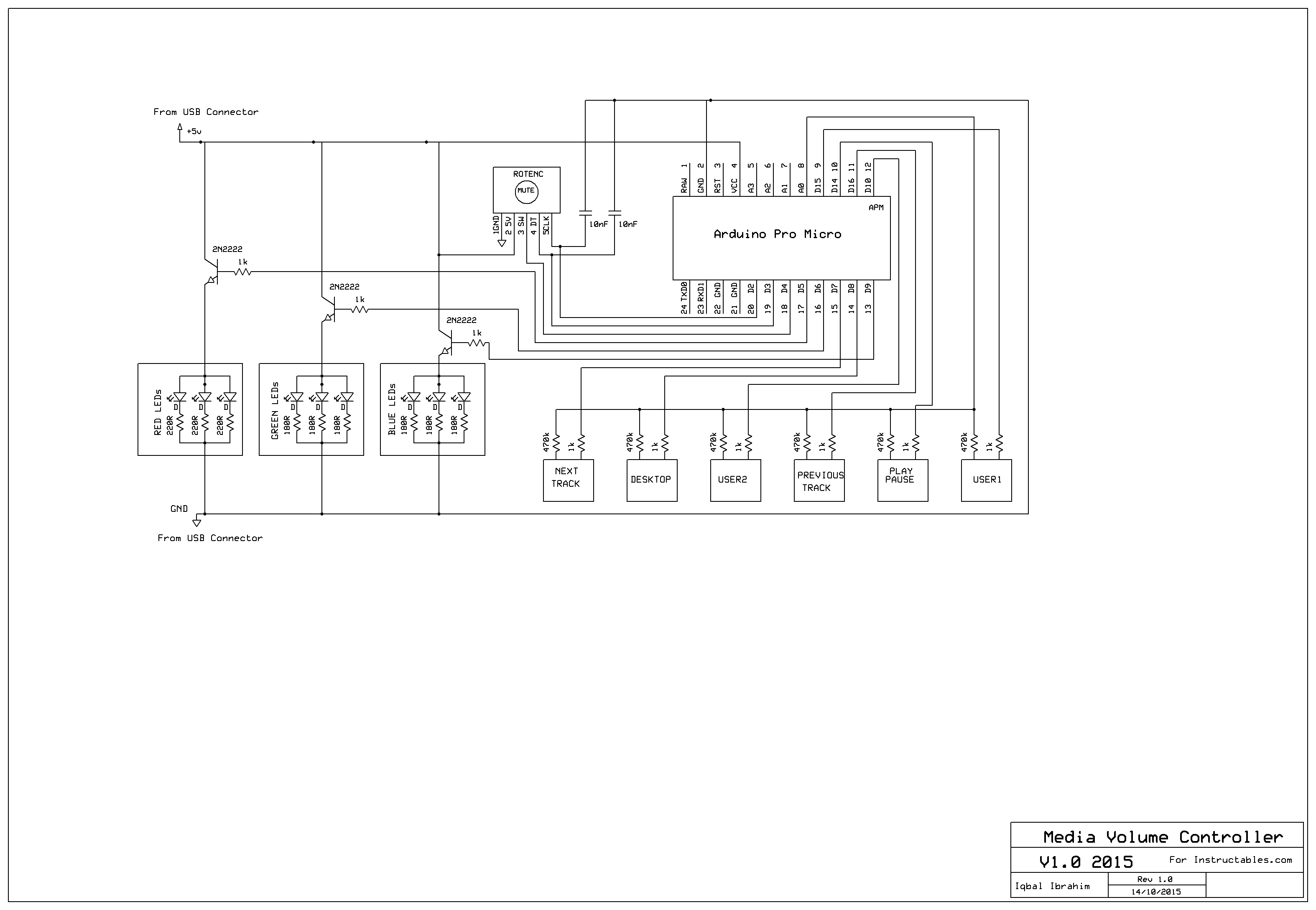 PC USB Media Volume Controller Based on Arduino | Trybotics
