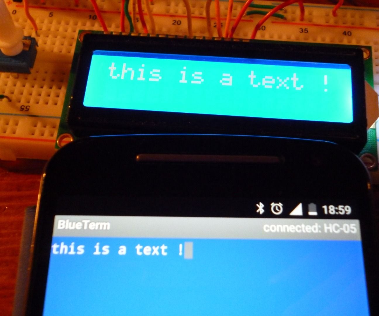 Lcd And Bluetooth Arduino 3 Steps Instructables