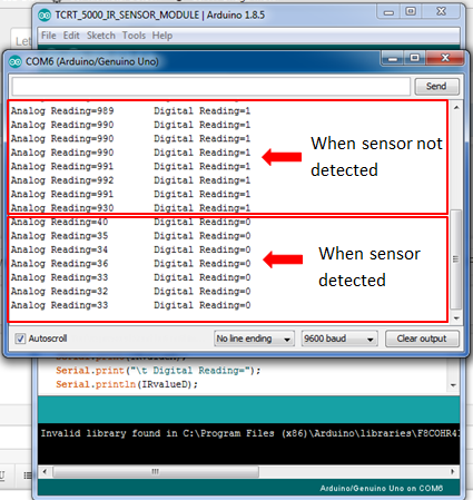 How to Use TCRT5000 IR Sensor Module With Arduino UNO | Trybotics