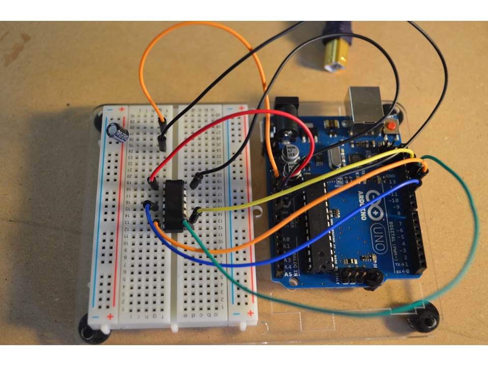Using the Arduino Uno to Program ATTINY84-20PU | Trybotics