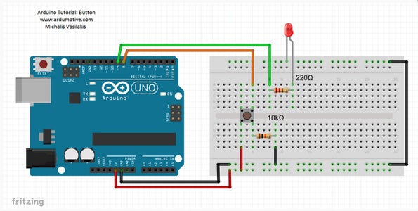 How To Use A Push Button Arduino Tutorial 4 Steps With Pictures Instructables