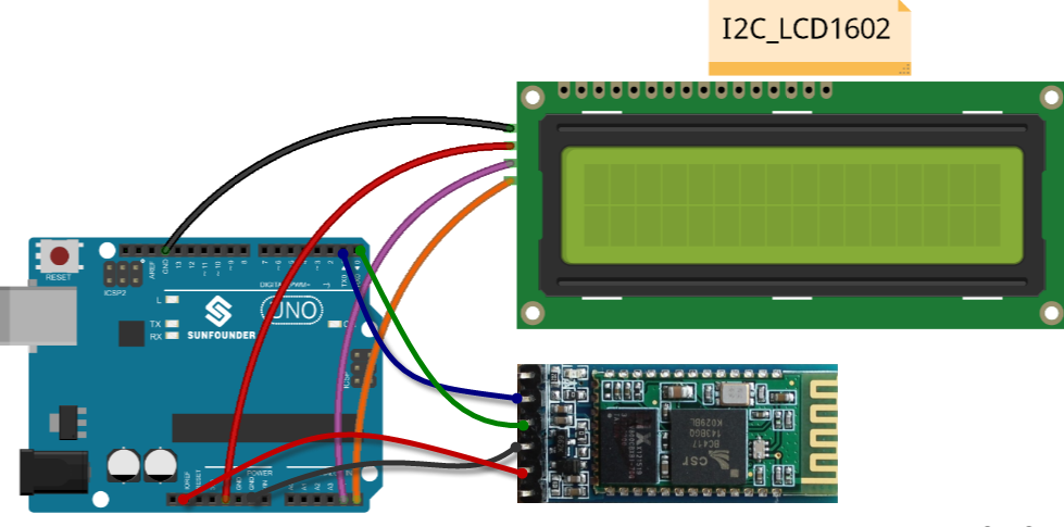 Arduino Obd2 Elm327 I2c Lcd Hc05 Bluetooth Trybotics