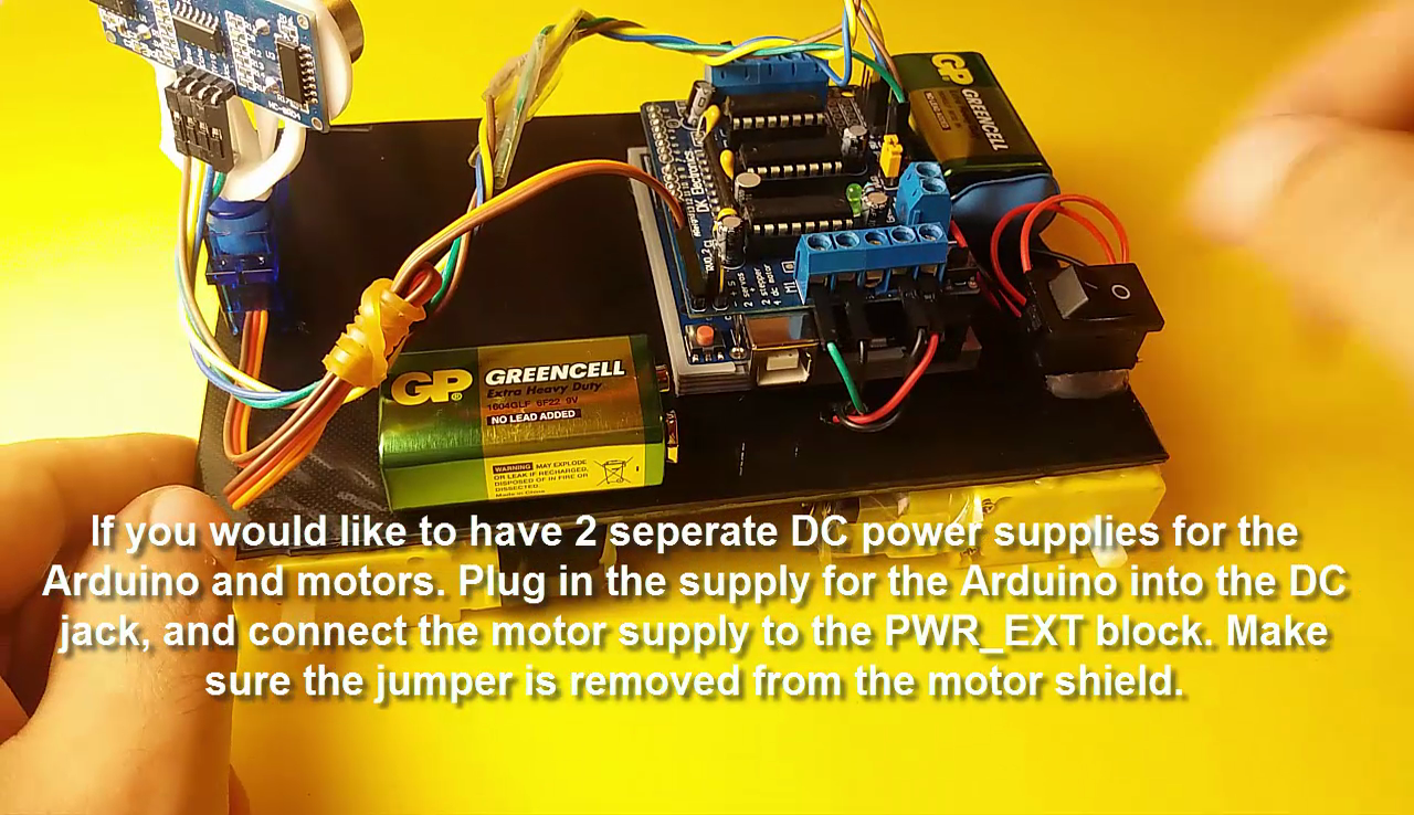 Arduino - Obstacle Avoiding Robot 4WD | Trybotics