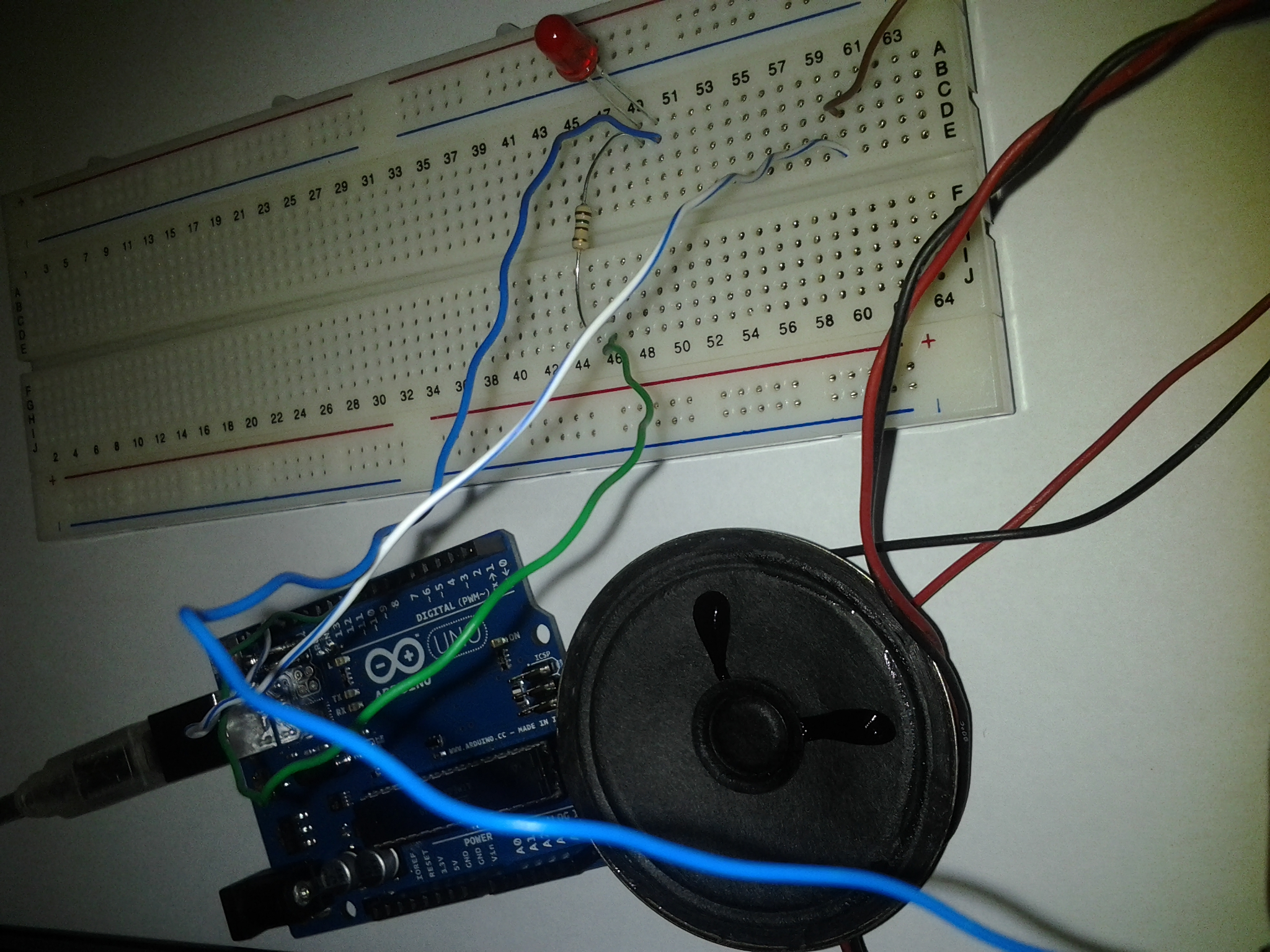 Arduino Sos Signal With 8ohms Speaker Led Blinking 3 Steps Instructables