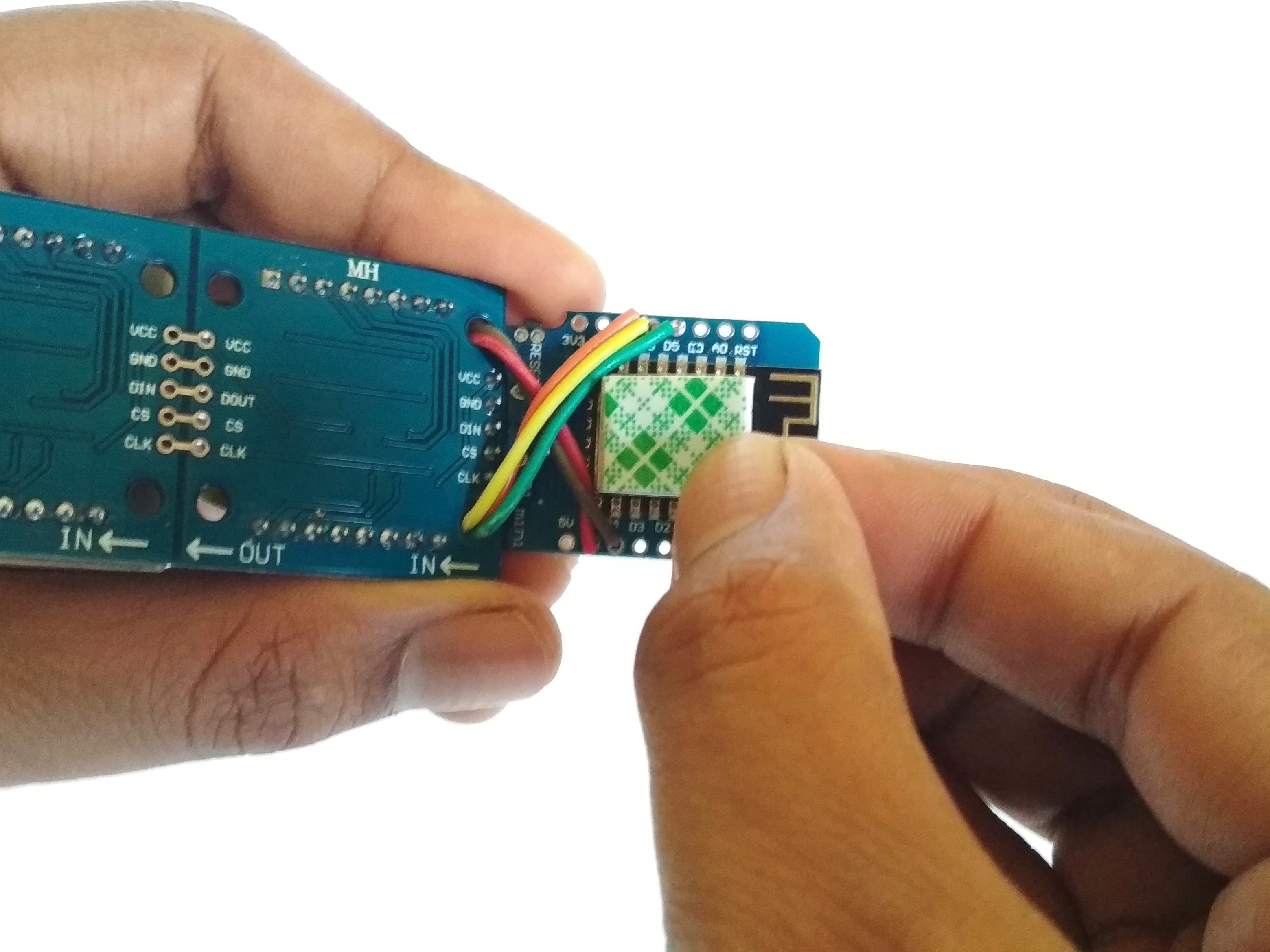 IoT Smart Clock Dot Matrix Use Wemos ESP8266 - ESP Matrix | Trybotics