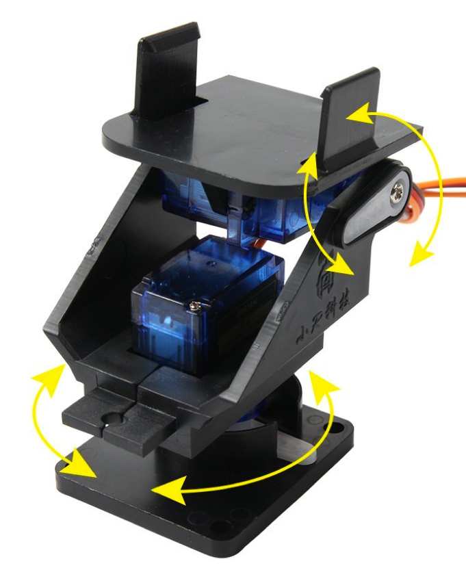 Raspberry Pi Cam Pan-Tilt Control Over Local Internet | Trybotics