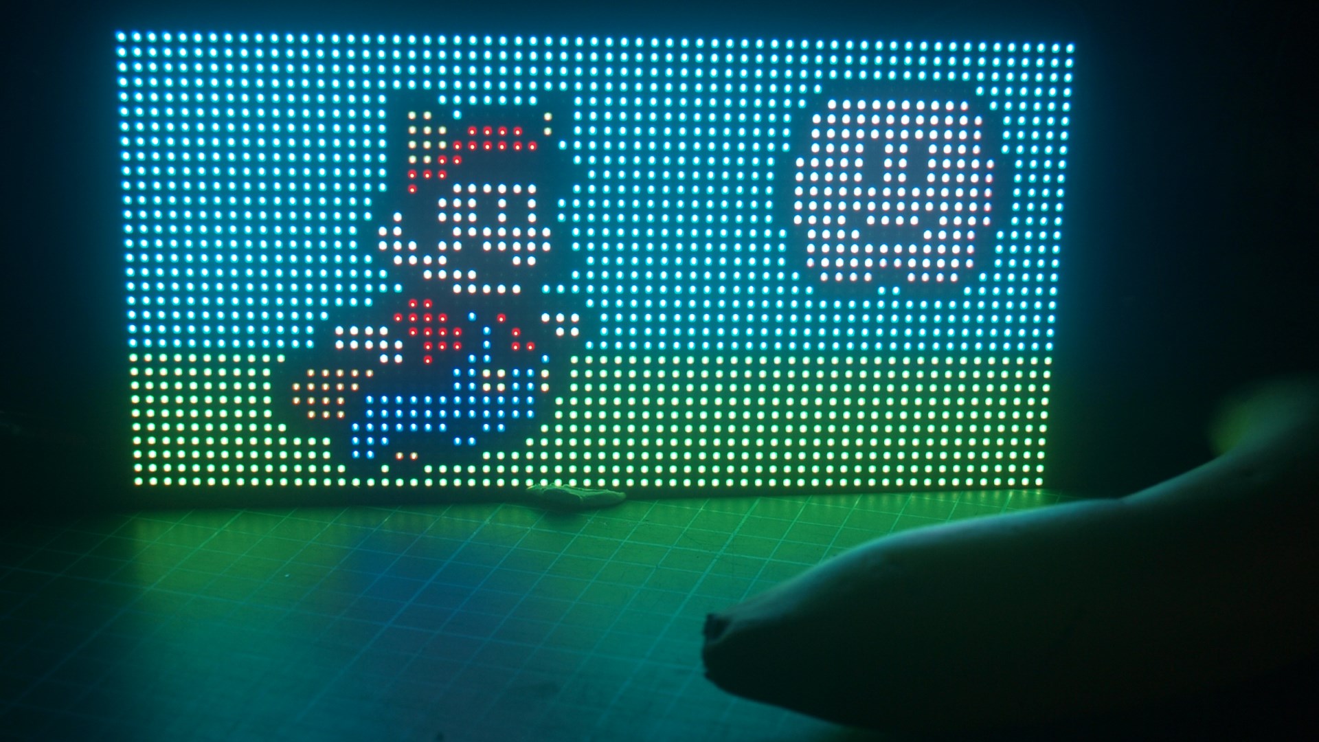 Rgb Led Matrix With An Esp8266 Trybotics