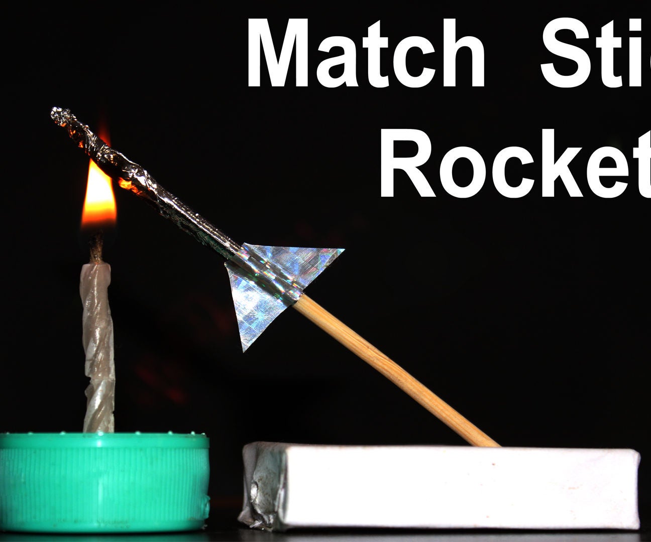 Make a Mini Matchstick Rocket With Matchstick Head and Launcher : 7 Steps - Instructables