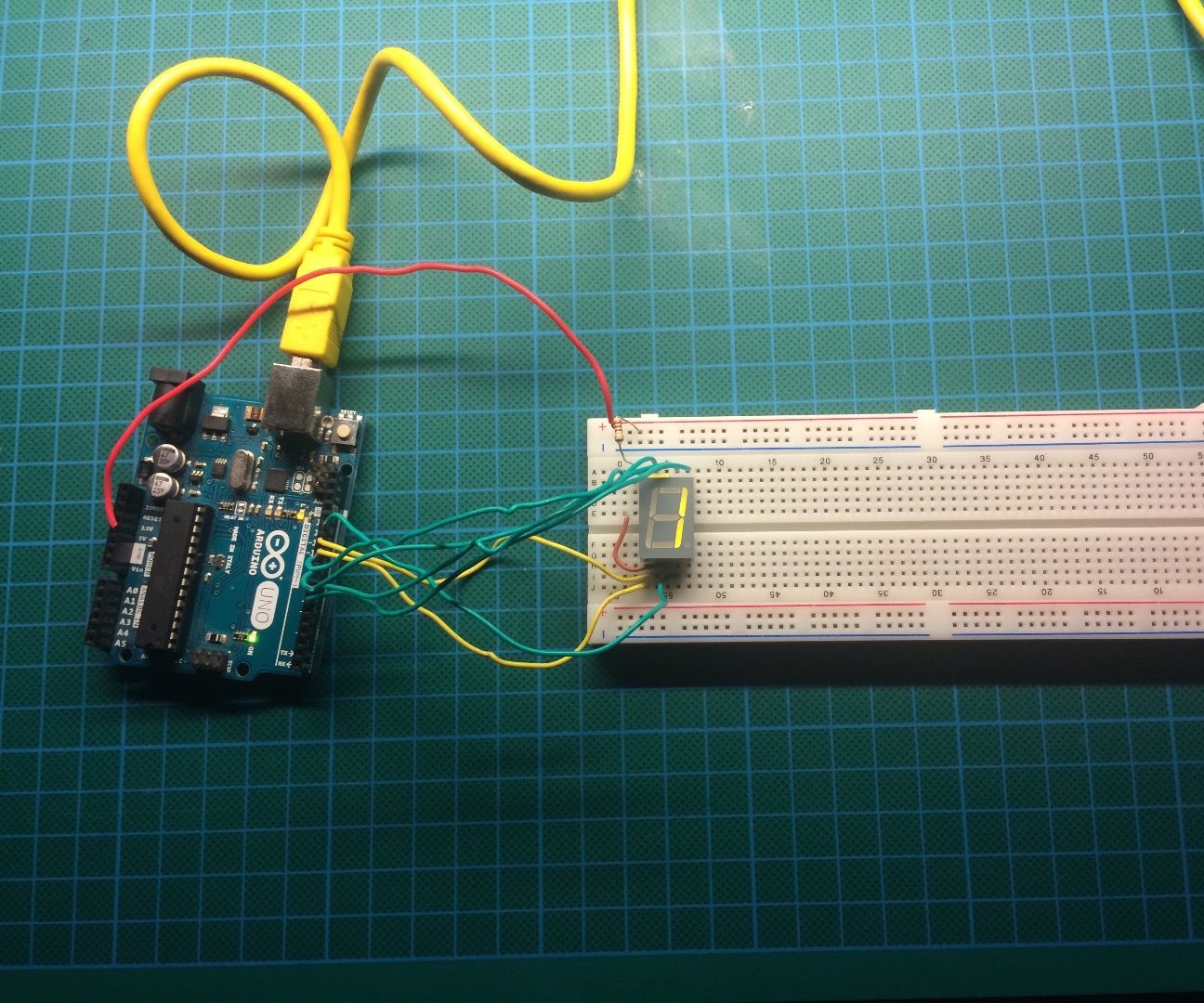 Arduino Decimal Counter With 7 Segment Display 4 Steps With Pictures Instructables
