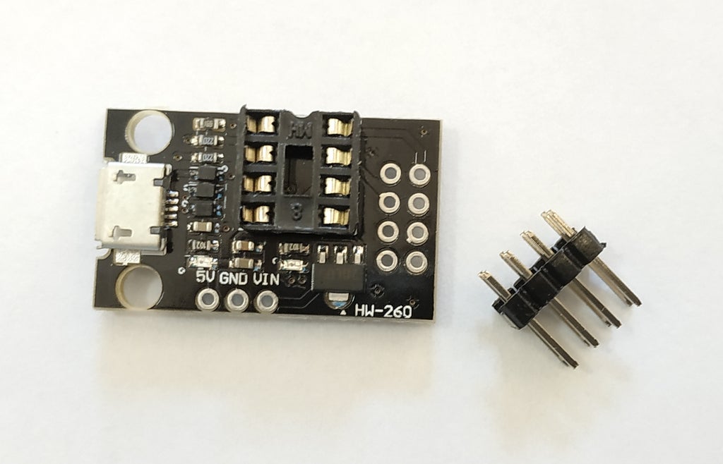 ATtiny13A/ATtiny25/ATtiny45/ATtiny85 Programming With a Programmer ... ATtiny13A/ATtiny25/ATtiny45/ATtiny85 Programming With a Programmer ...