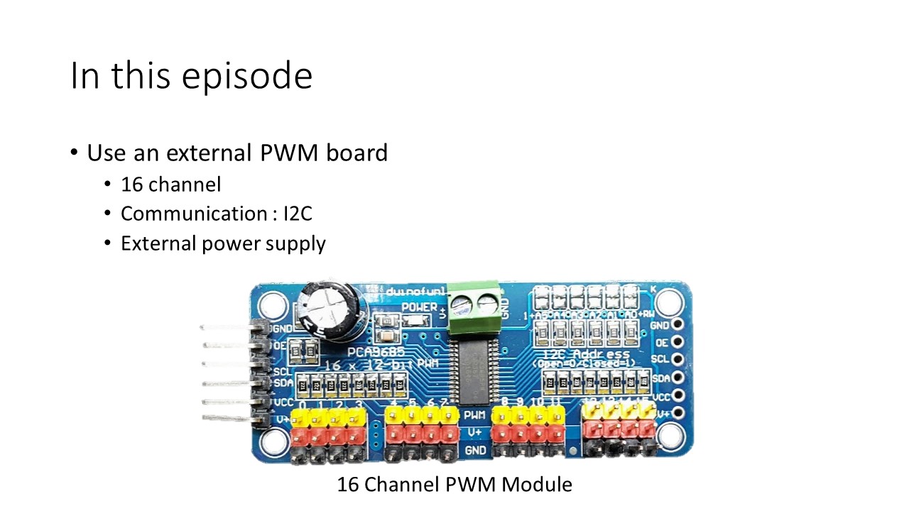 CONTROL 8 SERVO MOTORs USING 8 POTENTIOMETERs (HUMANOID ROBOT EP 02 ...