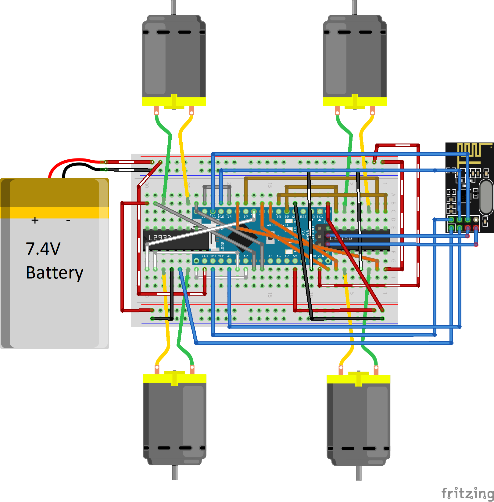 Simple Rc Mecanum Wheels Robot Wif Arduino Trybotics 9453