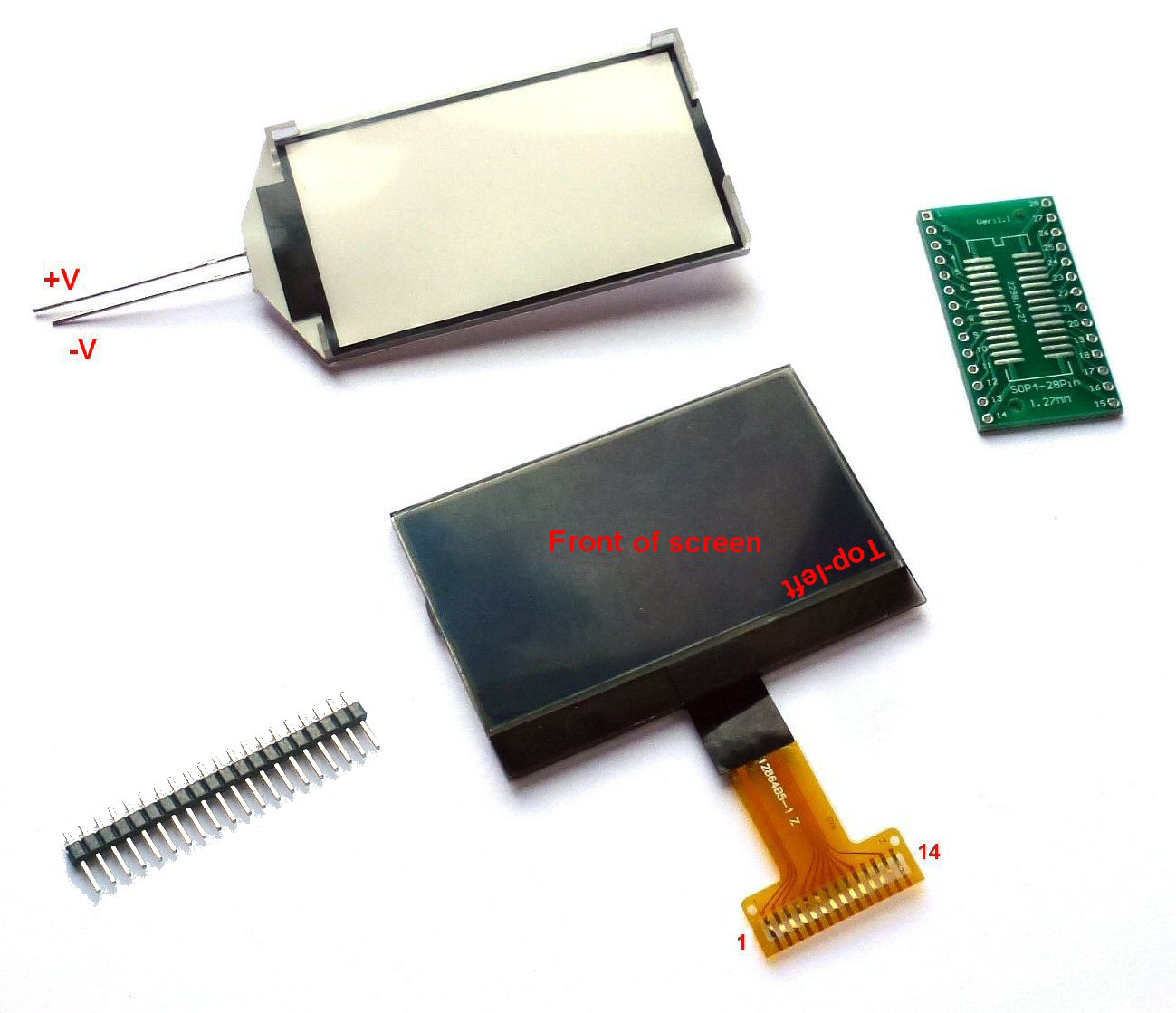 LCD COG for an Arduino Nano | Trybotics